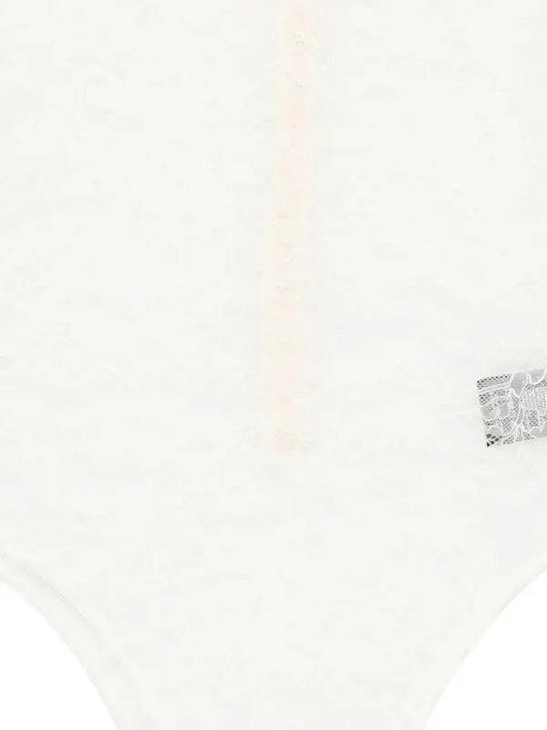 David Koma Short-sleeved Lace Bodysuit