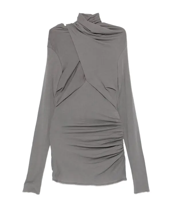 ENTIRE STUDIOS Draped Long-sleeve Top