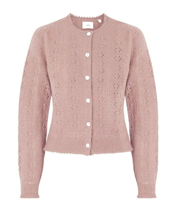 DÔEN Long-sleeved Cardigan - Pink