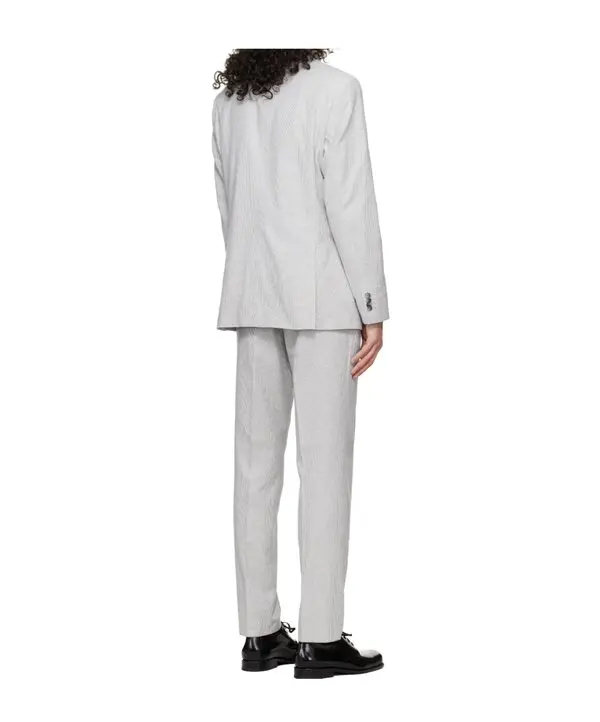 Hugo Boss Single-breasted Two-piece Suit - Light Gray