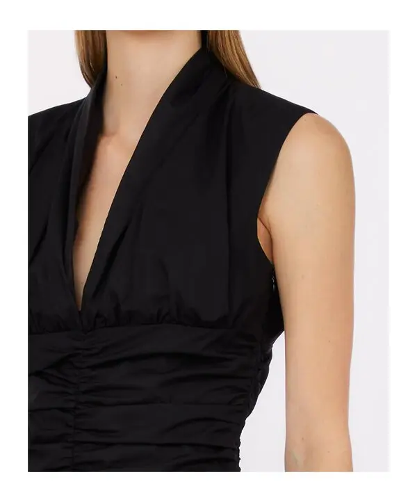 Liu Jo Sleeveless V-neck Cut-out Detail Mini Dress