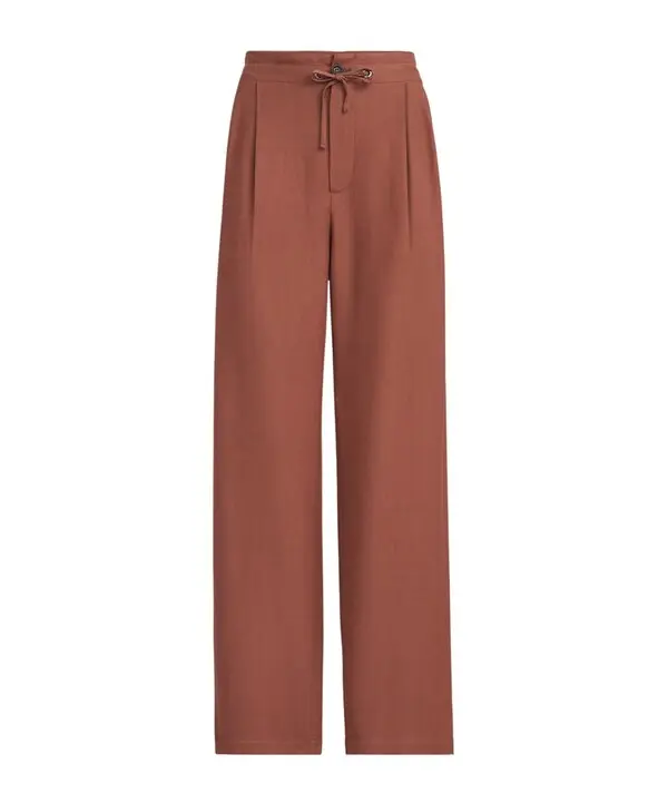 Brunello Cucinelli Drawstring Tailored Trousers - Brown