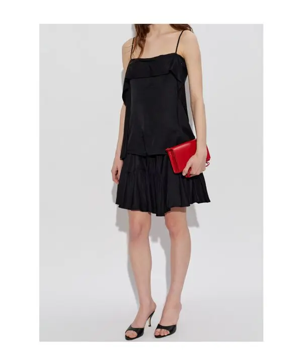 IRO PARIS Pleated Midi Skirt
