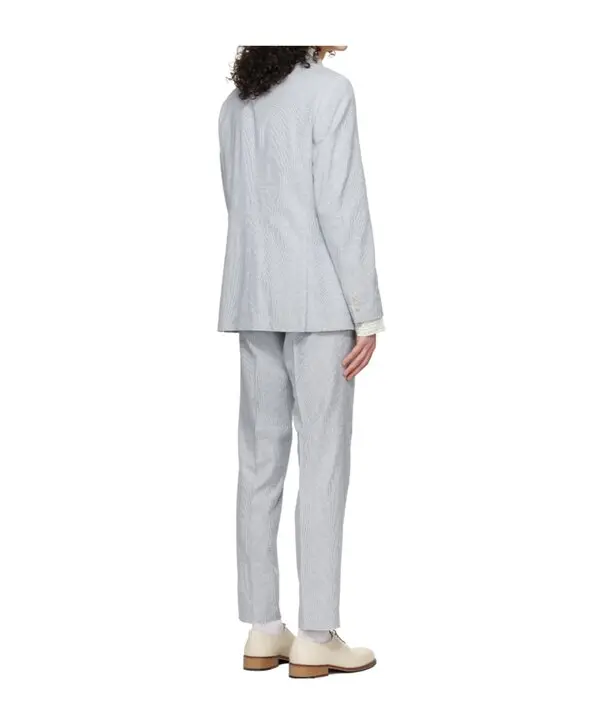 Hugo Boss Single-breasted Two-piece Suit - Light Blue