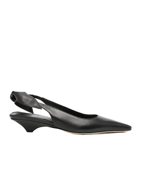 VIC MATIE Pointed Toe Bow Pumps