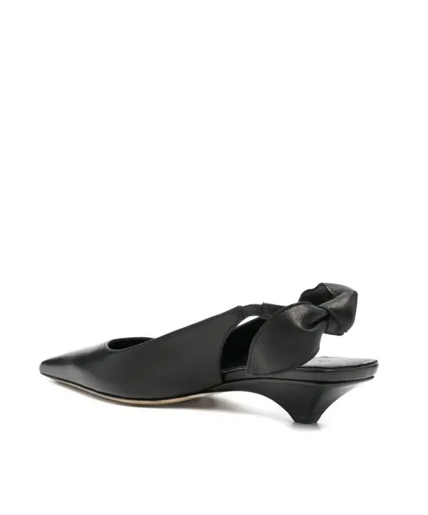 VIC MATIE Pointed Toe Bow Pumps