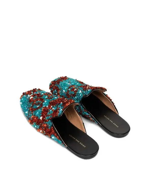 Dries Van Noten Embellished Slippers