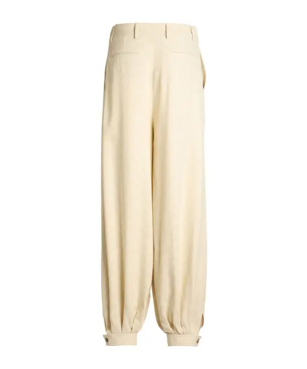 Etro Pleated Cuffed Trousers