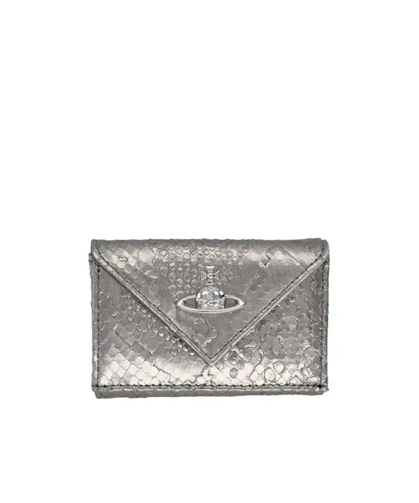 VIVIENNE WESTWOOD Embossed Orb Wallet - Grey