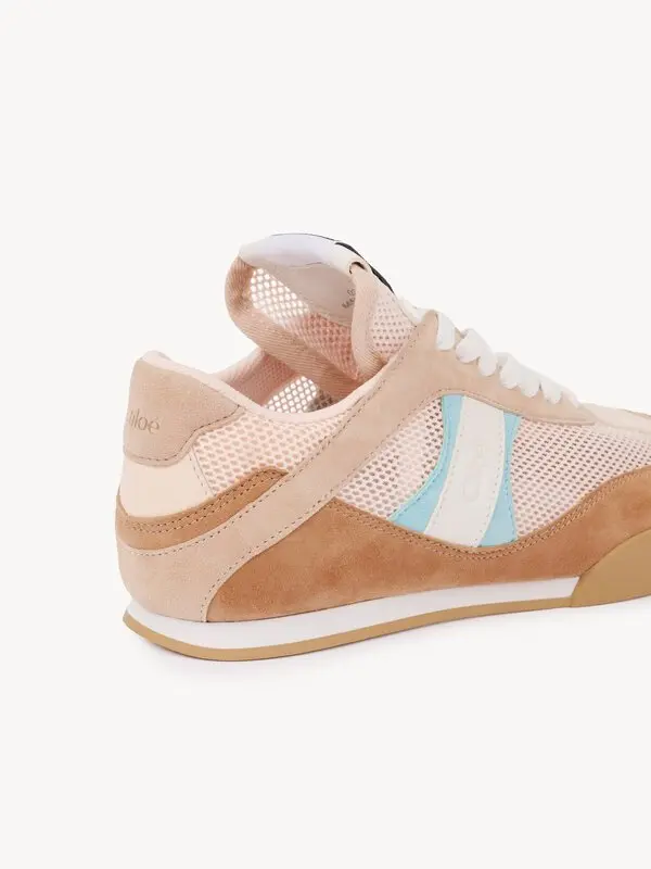 Chloé Kick Mesh Low-top Sneakers - Nude