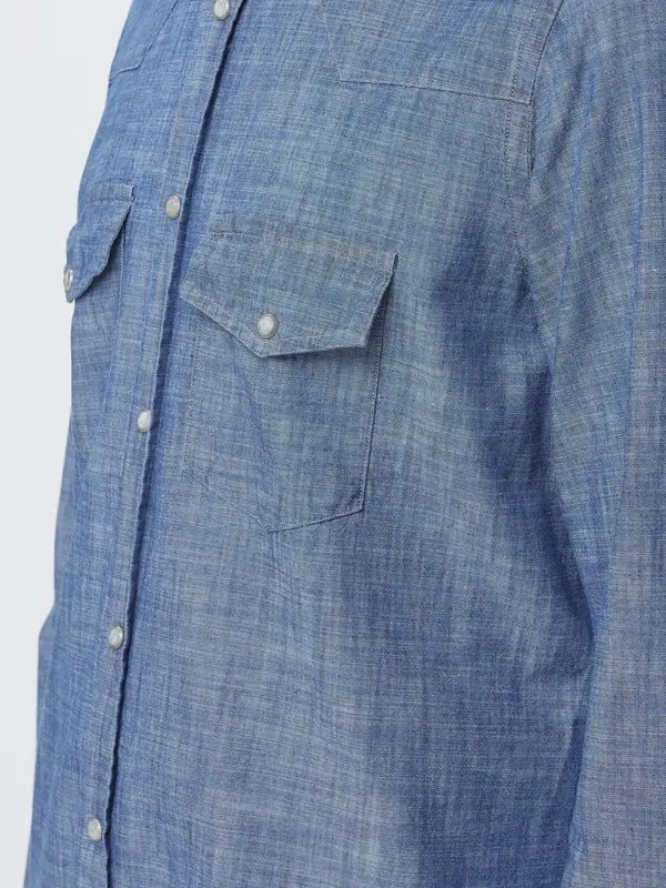 Eleventy Western-style Press-stud Shirt
