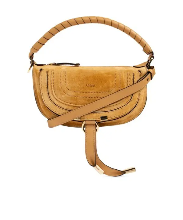 Chloé Marcie Mini Shoulder Bag - Beige