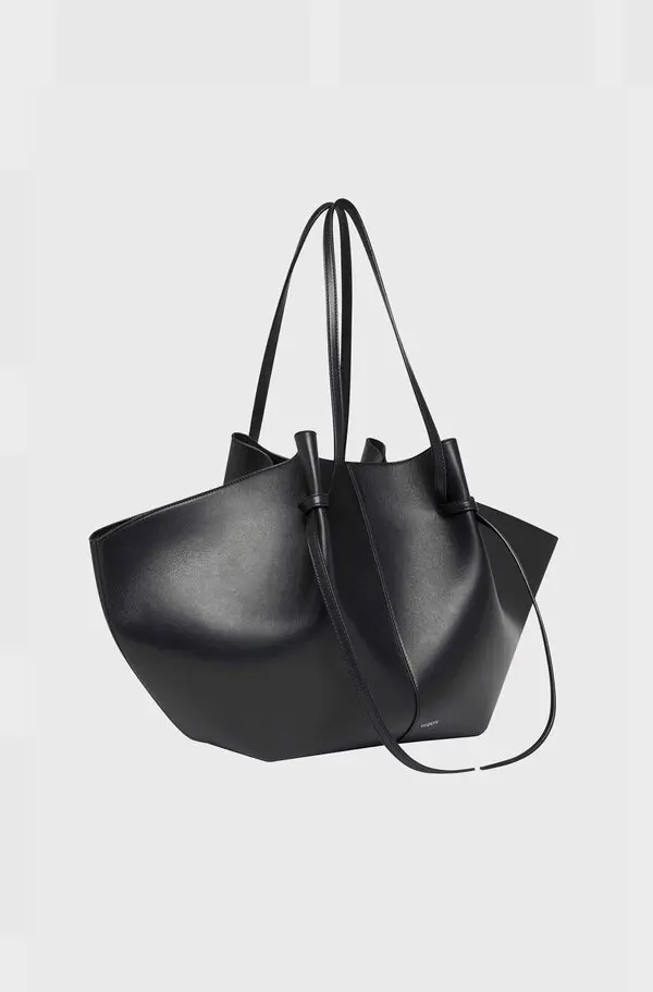 Yuzefi Double-handle Shoulder Bag - Black