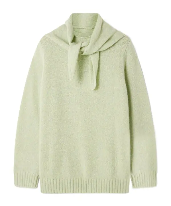 Arch4 Long Sleeve Sweater And Scarf Set