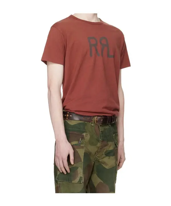 Ralph Lauren Ranch Logo Crew Neck T-shirt - Red Snapper