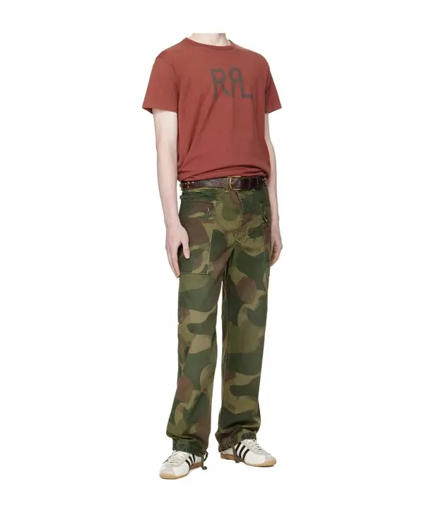 Ralph Lauren Ranch Logo Crew Neck T-shirt - Red Snapper