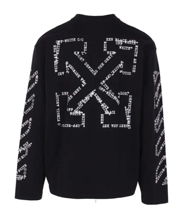 Off-White Crewneck Long-sleeved T-shirt