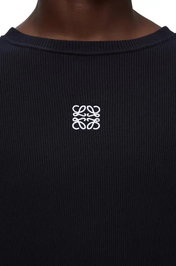 Loewe Long-sleeved Crewneck T-shirt - Black