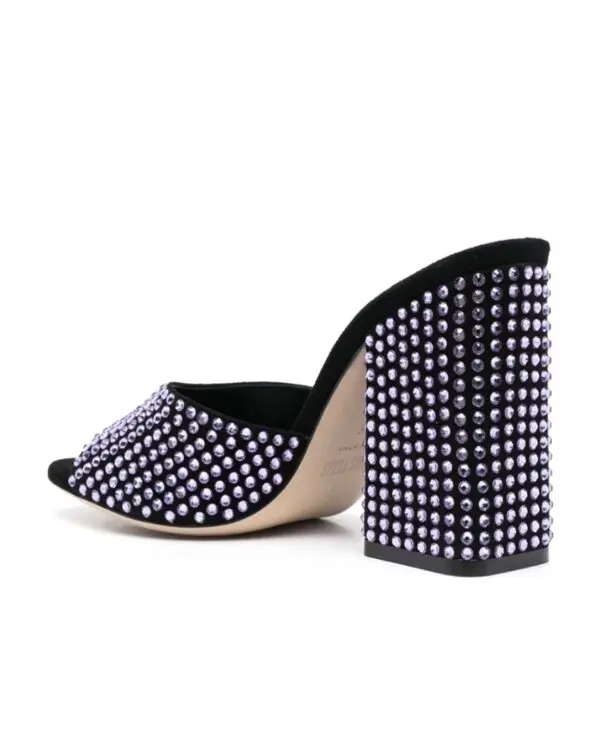 Paris Texas Embellished Slip-on High Heel Mules