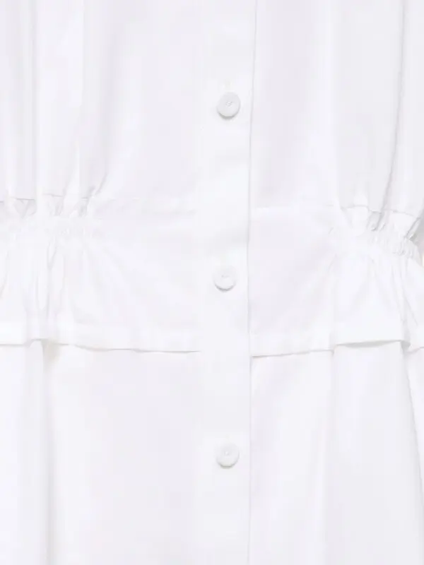 JIL SANDER Long Sleeve Button-up Shirt Dress