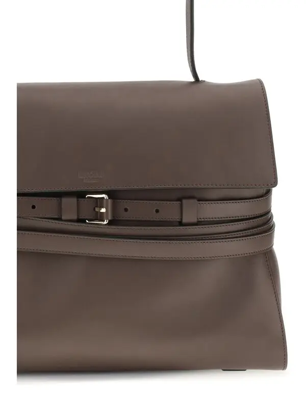 Moschino Flap Shoulder Bag - Brown