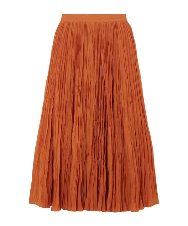 TOTEME Pleated Skirt - Orange