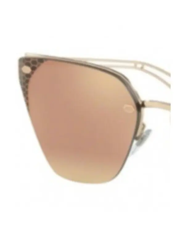 BVLGARI Rose Gold Cat Eye Sunglasses