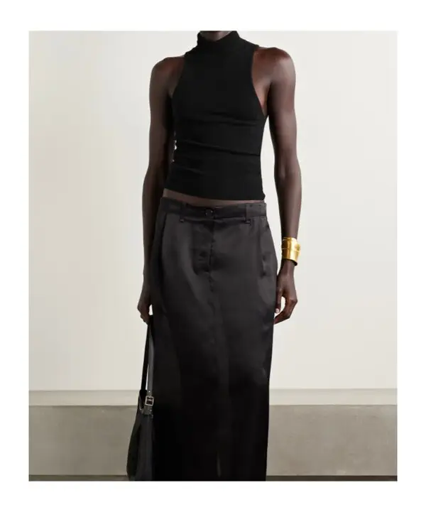 NILI LOTAN Sleeveless High Neck Top