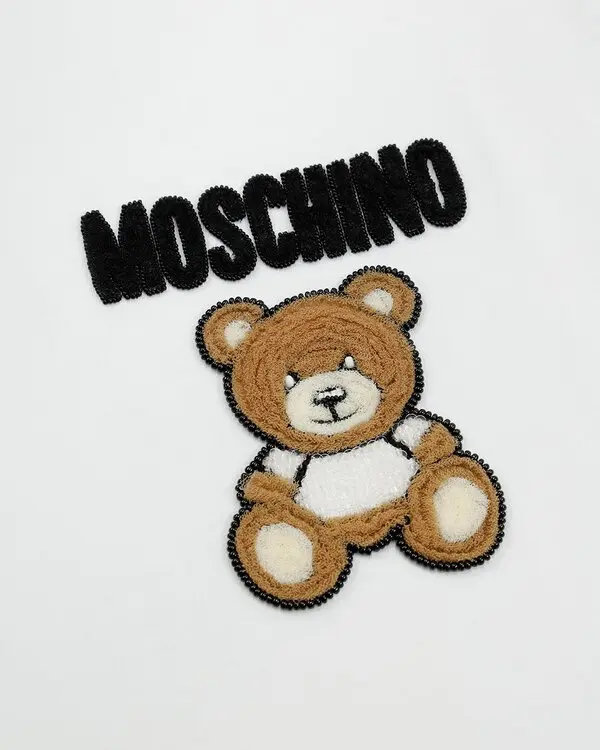 Moschino Teddy Bear Beaded T-shirt Dress
