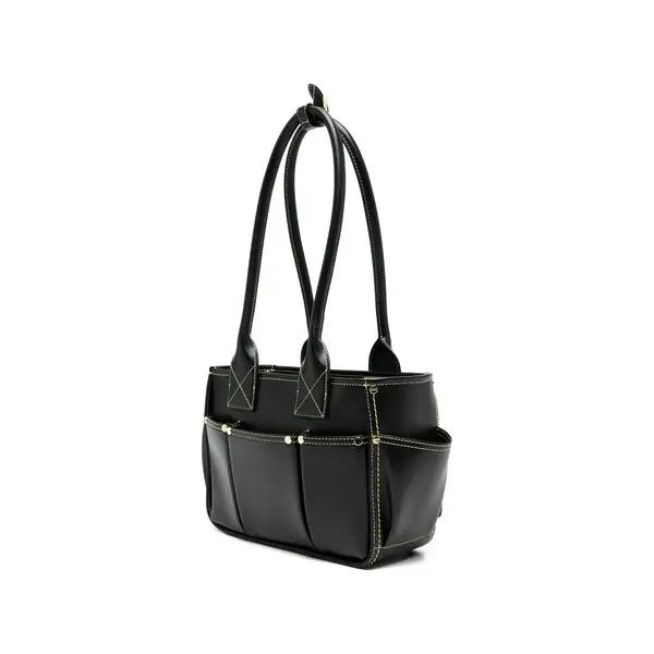 GANNI Posy Studded Shoulder Bag