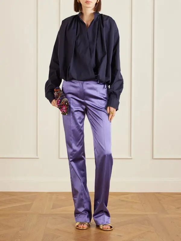 Dries Van Noten Long-sleeved Wrap Shirt
