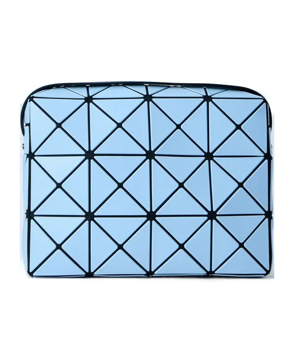Issey Miyake Geometric Pattern Shoulder Bag - Light Blue