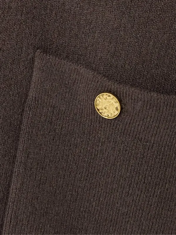 TOTEME Button Detail Cardigan - Black