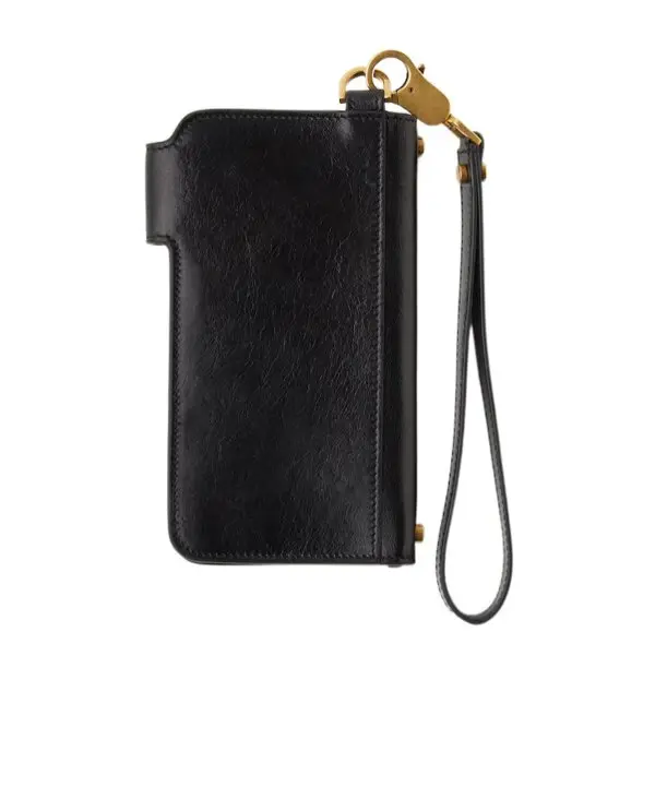 Versace Emblème Long Wallet - Black