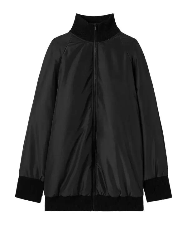 Norma Kamali Oversized Padded Shell Bomber Jacket