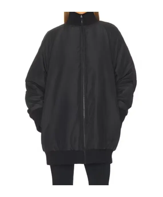 Norma Kamali Oversized Padded Shell Bomber Jacket