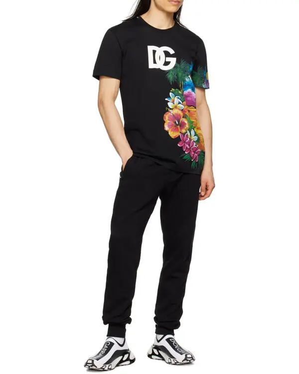 Dolce & Gabbana Sorrento Stretch Mesh Sneakers - Black