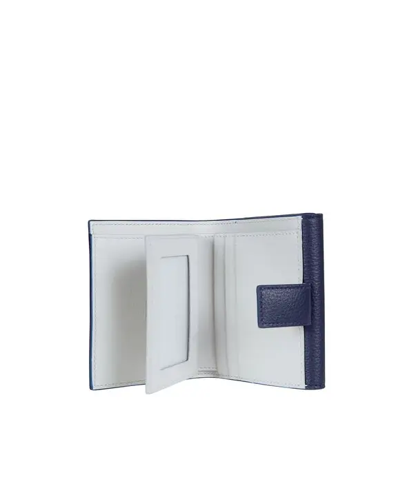 FERRAGAMO Gancini Compact Wallet - Blue
