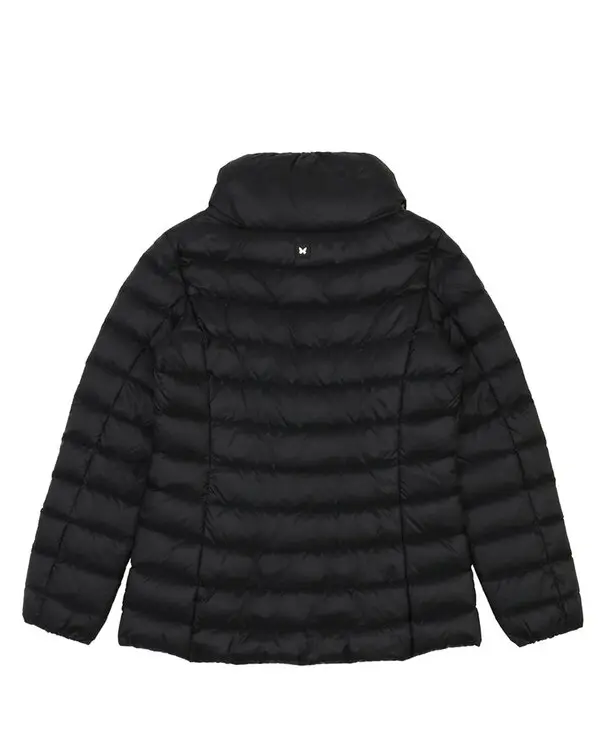 Max Mara Quilted Down Jacket With Stand Collar - Black