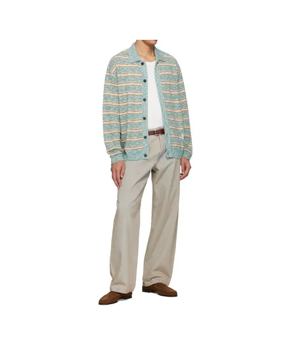 WOOYOUNGMI Striped Long Sleeve Knitwear