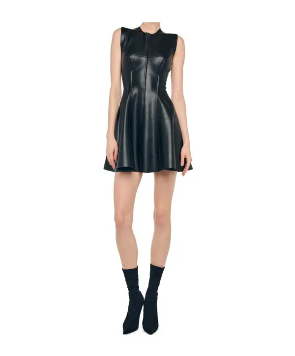 Norma Kamali Sleeveless Grace Mini Dress