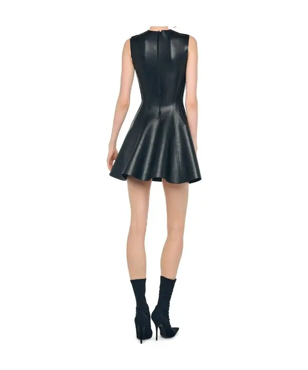 Norma Kamali Sleeveless Grace Mini Dress