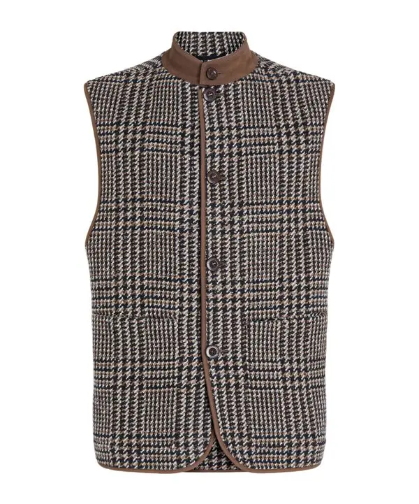 Zegna Wool And Cashmere Vest