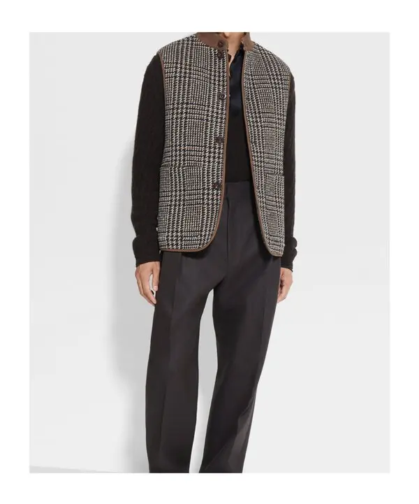 Zegna Wool And Cashmere Vest