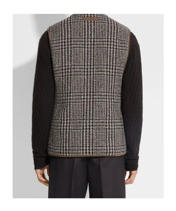 Zegna Wool And Cashmere Vest