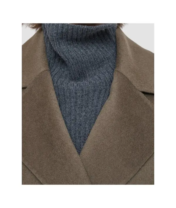 JOSEPH Belted Wrap Coat - Green