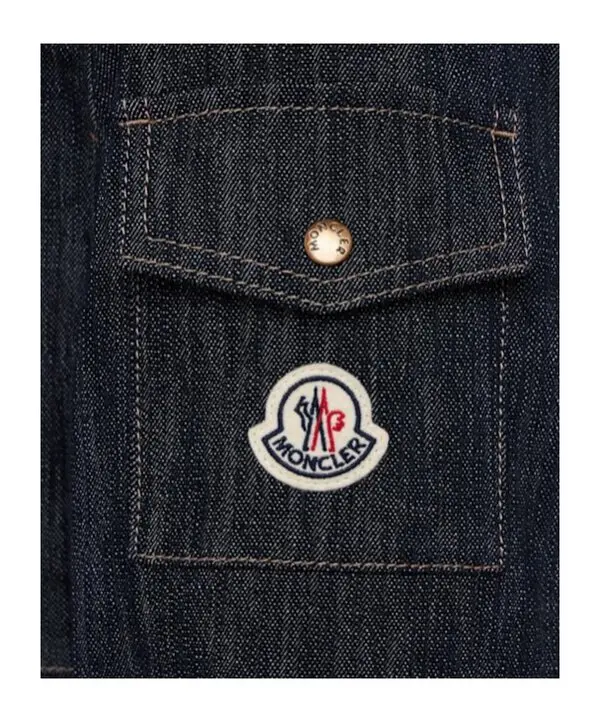 Moncler Diervilla Denim Jacket With Hood