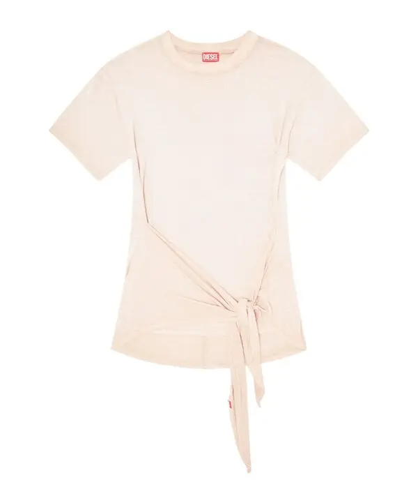 DIESEL® Knot-detail Mini Dress - Pink