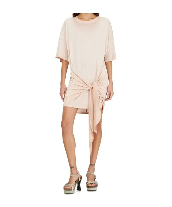 DIESEL® Knotted Waist Mini Dress