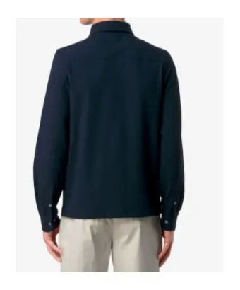 K-WAY Button-down Cotton Shirt - Blue